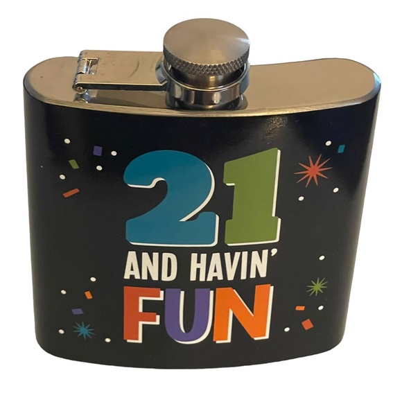 Amscan | Dining | Hip Flask 2 And Havin Fun Stainless Steel 6 Oz Nwt ...